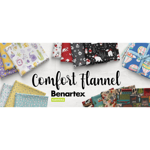 Benartex - Kanvas Comfort Flannel Collection - Angels Neverland
