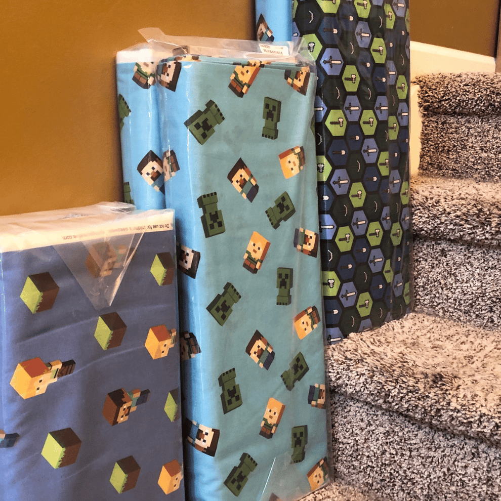 Ultimate Minecraft Fabric Bundle 5 yards of licensed fabric and pack o ...